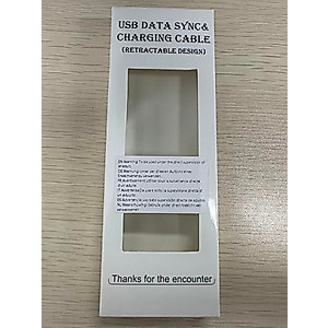 Coiled iPhone Lightning Cable Apple Carplay Cable MFi Certified, Retractable Apple Car Play Cord with Data Sync and LED, Short Coiled iPhone Charger Cable for iPhone/Pad/Pod, White