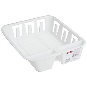 Rubbermaid 6049ARWHT Twin Sink Dish Drainer
