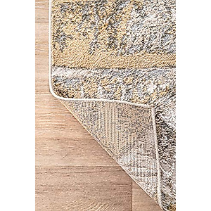 nuLOOM Leora Contemporary Area Rug, 5' x 8', Gold