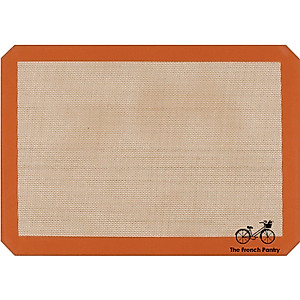 Cookie Sheet Pan Gift Set - Aluminum Sheet Pan, Silicone Baking Mat & Stainless Steel Cooling Rack