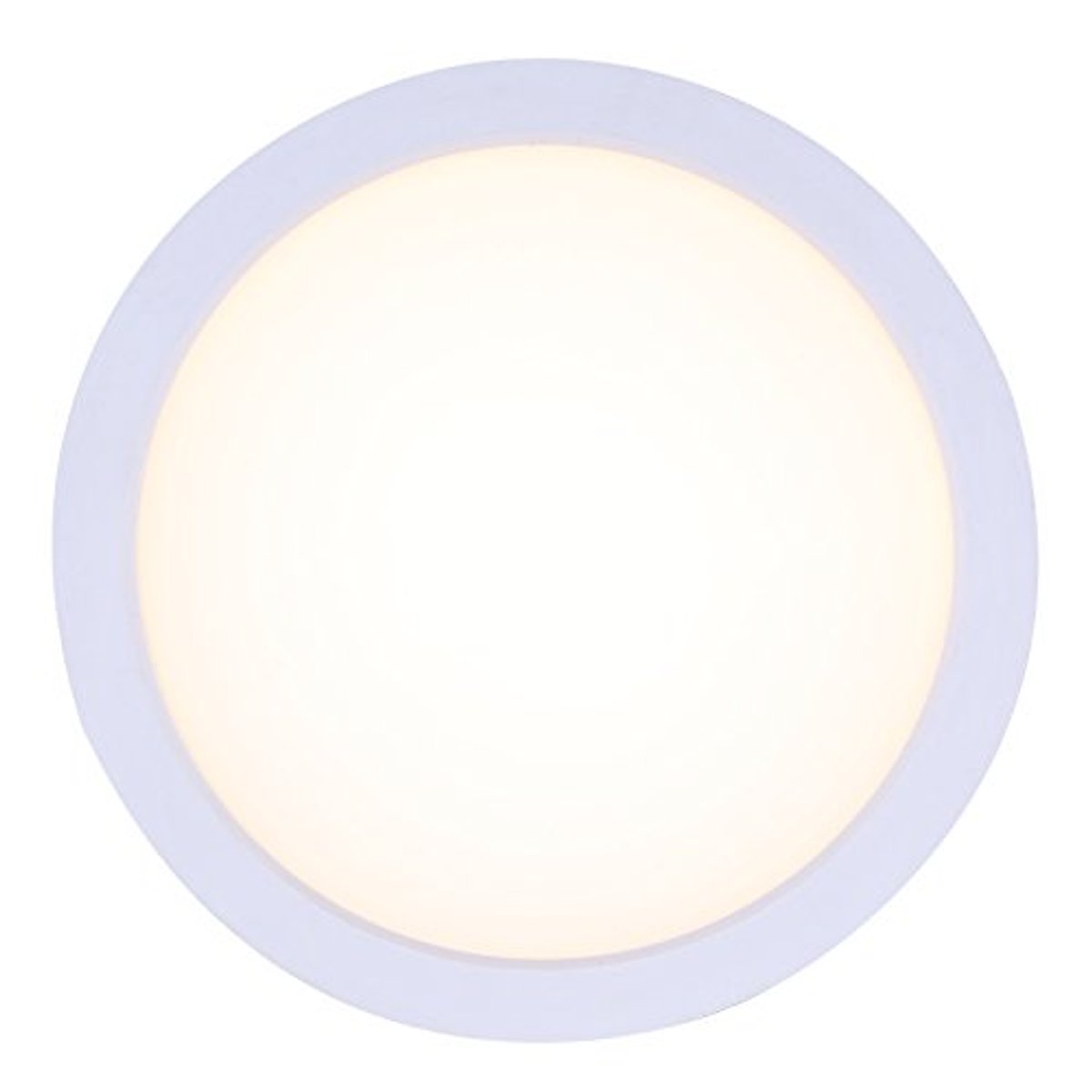 CANARM LED-SM55DL-WT-C LTD 5.5" LED Round Disk Light, Surface Mounted, Line Volt Without Driver, Painted White with Acrylic Lens