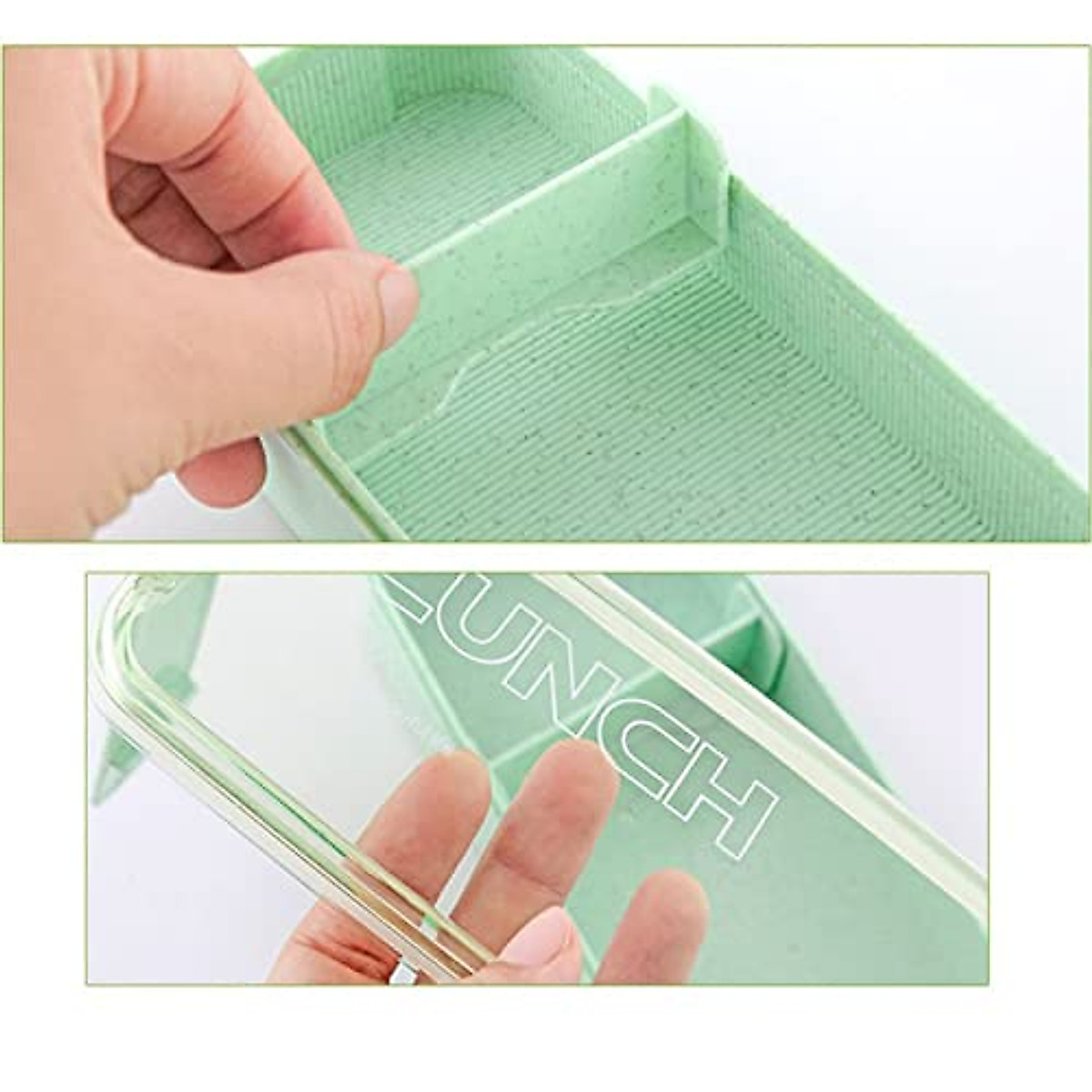 BLMIEDE Lunch Solution with Compartments for Meals and Snacks The GO Leak Proof Dishwasher Lunch Tote for Men with Containers (Pink, One Size)