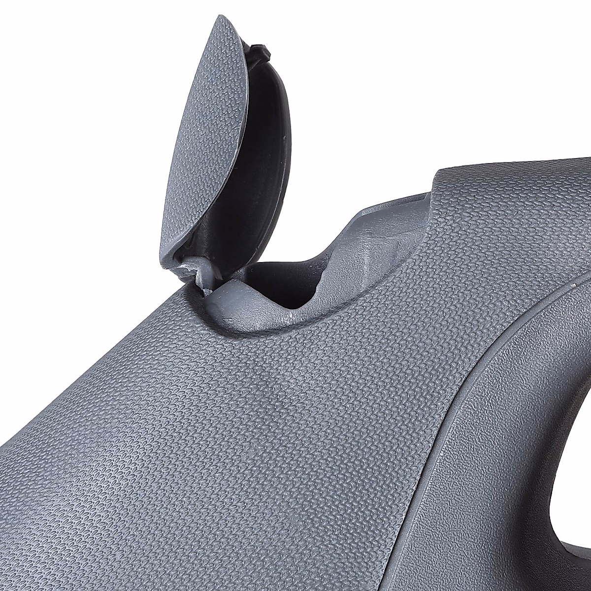 A Pillar Grab Handle Interior Trim Compatible with 2011-2016 Ford F-250 F-350 F-450 F-550 Super Duty Replacement for BC3Z-2503599-AC - Gray Left Driver Side