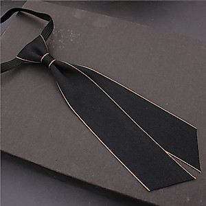 FASELE JKQBUX Tie for Men Women Adjustable Bowtie School Uniform Pre Tied Bows for Girls Neck Tie Accessories