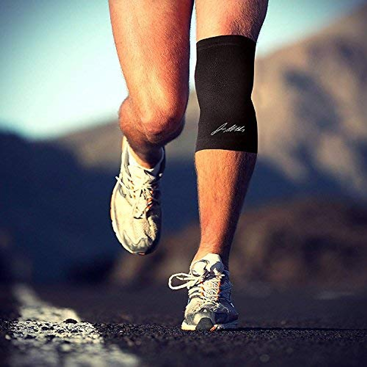 Doctor Developed Copper Knee Brace & Knee Compression Sleeve & Doctor Written Handbook -guaranteed relief for Arthritis, Tendonitis, Injury recovery, Knee support, Running & Weightlifting (5X-Large)