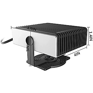 2023 Car Heater 12V Car Defogger Automobile Windscreen Fan,2 in 1 Power Fast Heating & Cooling Fan Defrost DefoggerHeat Rapidly Cold Car Space in 30 Seconds, Auto Defogger 360° Rotatable Heater