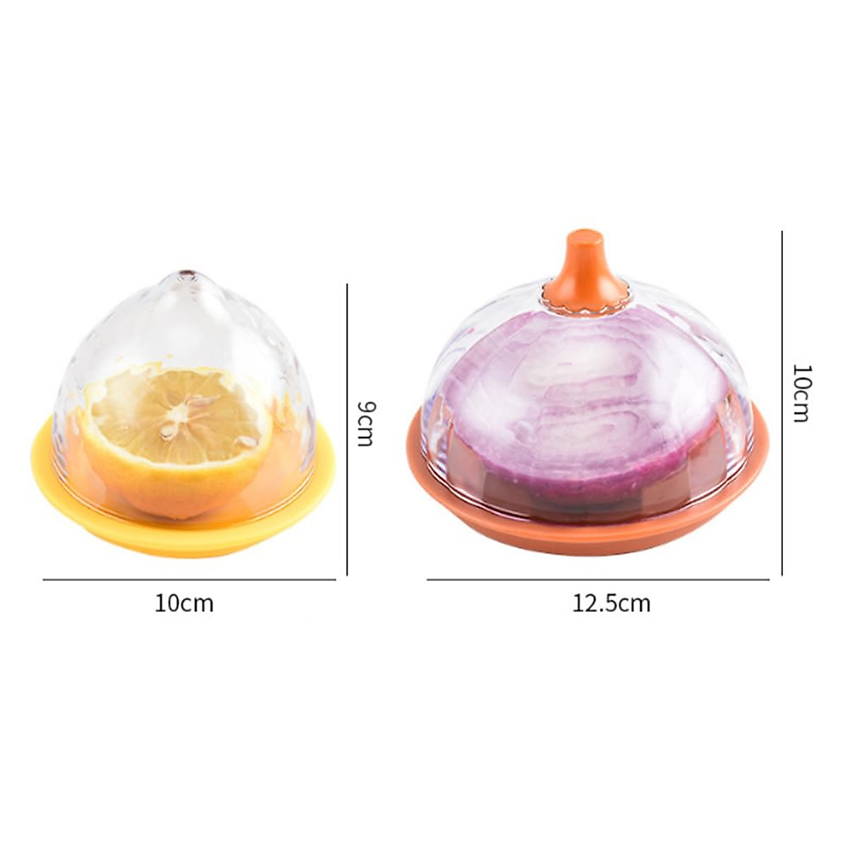 OYSRONG Set of 5, Creative New Fruit Fresh-keeping Box Food Grade Household Small Mini Plastic Vegetable Transparent Sealed Storage Box.