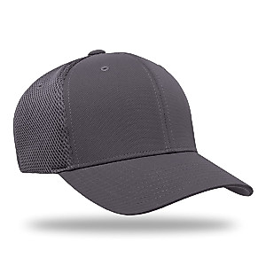 Callahan Auto Parts Patch - Flexfit Ultrafibre Airmesh Fitted Hat - Breathable Mesh Side for Casual Wear & Outdoor Activities - Baseball Cap Women & Men (Charcoal, Large-Extra Large, l)