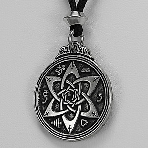 Talisman for Poets, Writers and Actors Amulet Pentacle Necklace