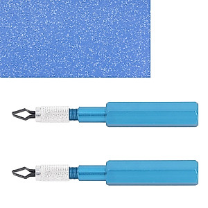 2 Set Floor Skiving Knife Kit 4Pcs HSS Blades Aluminum Alloy Handle Yin Yang Corners PVC Plastic Trimming Floor Edging Welding Tool