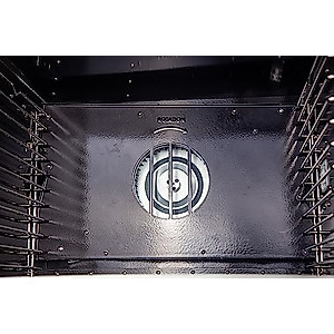 EASYROSE Commercial Convection Oven Single Deck Natural Gas Commercial Ovens for Bakery Kitchen Restaurant, 60,000 BTU