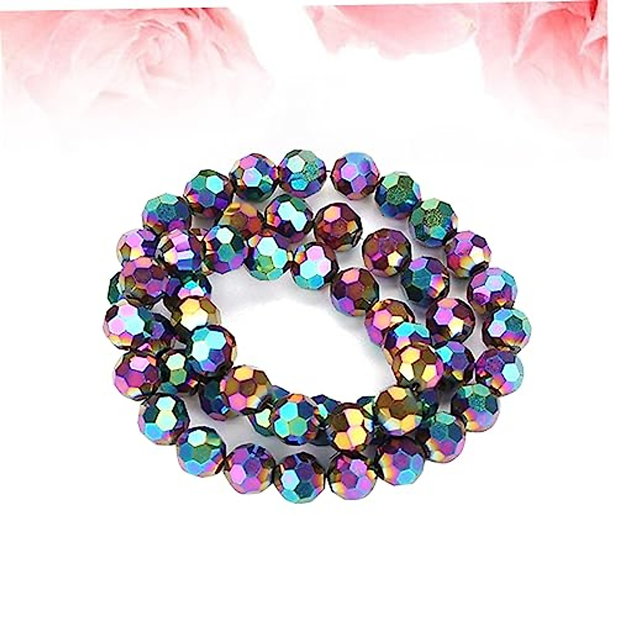 TEHAUX 192pcs DIY Kits Bulk Bracelets Loose Beads for Jewelry Making Beads in Bulk Gemstones Bulk Bracelet Beads DIY Beads Beading Kits Crafts Scattered Beads Bead Chain Colorful Gasket