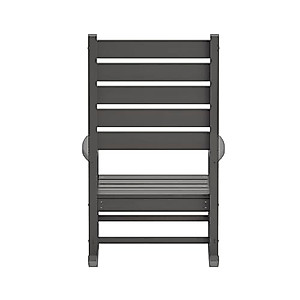 Taylor & Logan Morrison Rocking Chair with - All-Weather - Indoor/Outdoor Gray