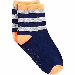 Simple Joys by Carter's Baby 12-Pack Socks, Multicolor/Dinosaur/Stripe, 2-3T