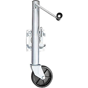ROAD DAWG Boat Trailer Jack with Single Wheel 6 Inch,1000 Lbs Capacity Swing-Back Bolt-On Heavy Duty Swivel Tongue Trailer Jack,ATR39001MB