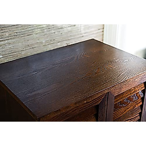 Hives and Honey Porsha Fully Locking Jewelry Armoire, Chocolate