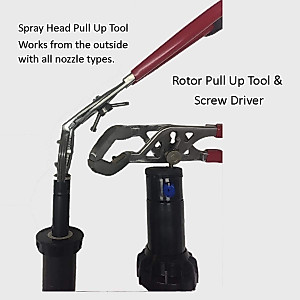 Keyfit Tools Sprinkler Head Wrench Stainless Steel PRO, Fastest Removal Replacement Repair & Adjustment Tool No Digging No Mess. Works On All Styles & All Brands of Spray & Rotor Heads Under 4.75"