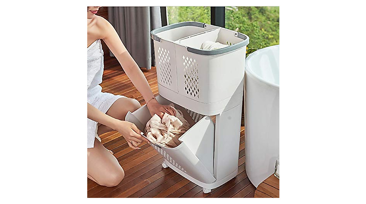 Bretoes Removable Laundry Basket: Stylish Storage Solution