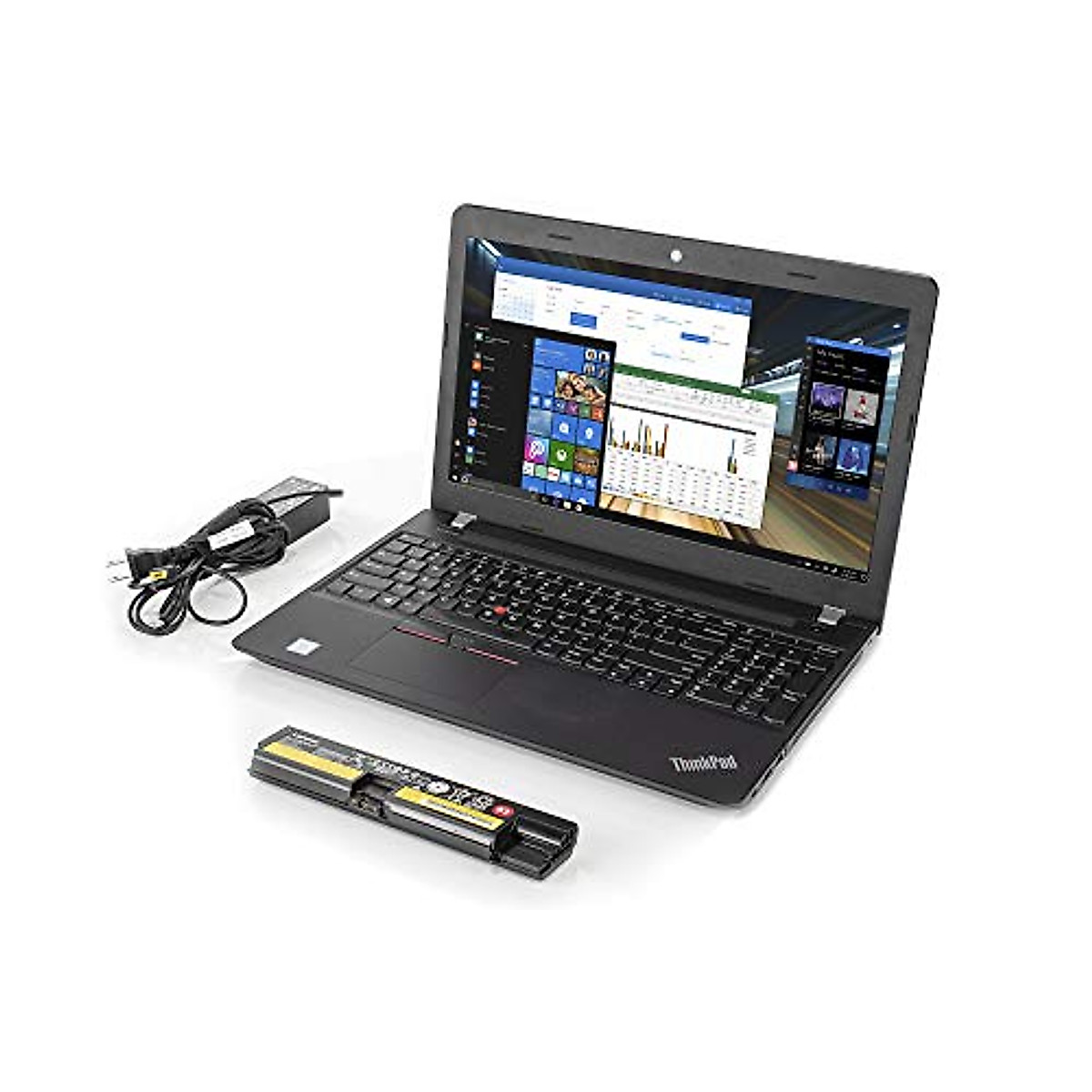 Lenovo ThinkPad E570 Laptop, 15.6 HD Display, Intel Core i5-7200U Upto 3.1GHz, 8GB RAM, 512GB NVMe SSD + 1TB HDD, DVDRW, VGA, HDMI, Card Reader, Wi-Fi, Bluetooth, Windows 10 Pro (Renewed)