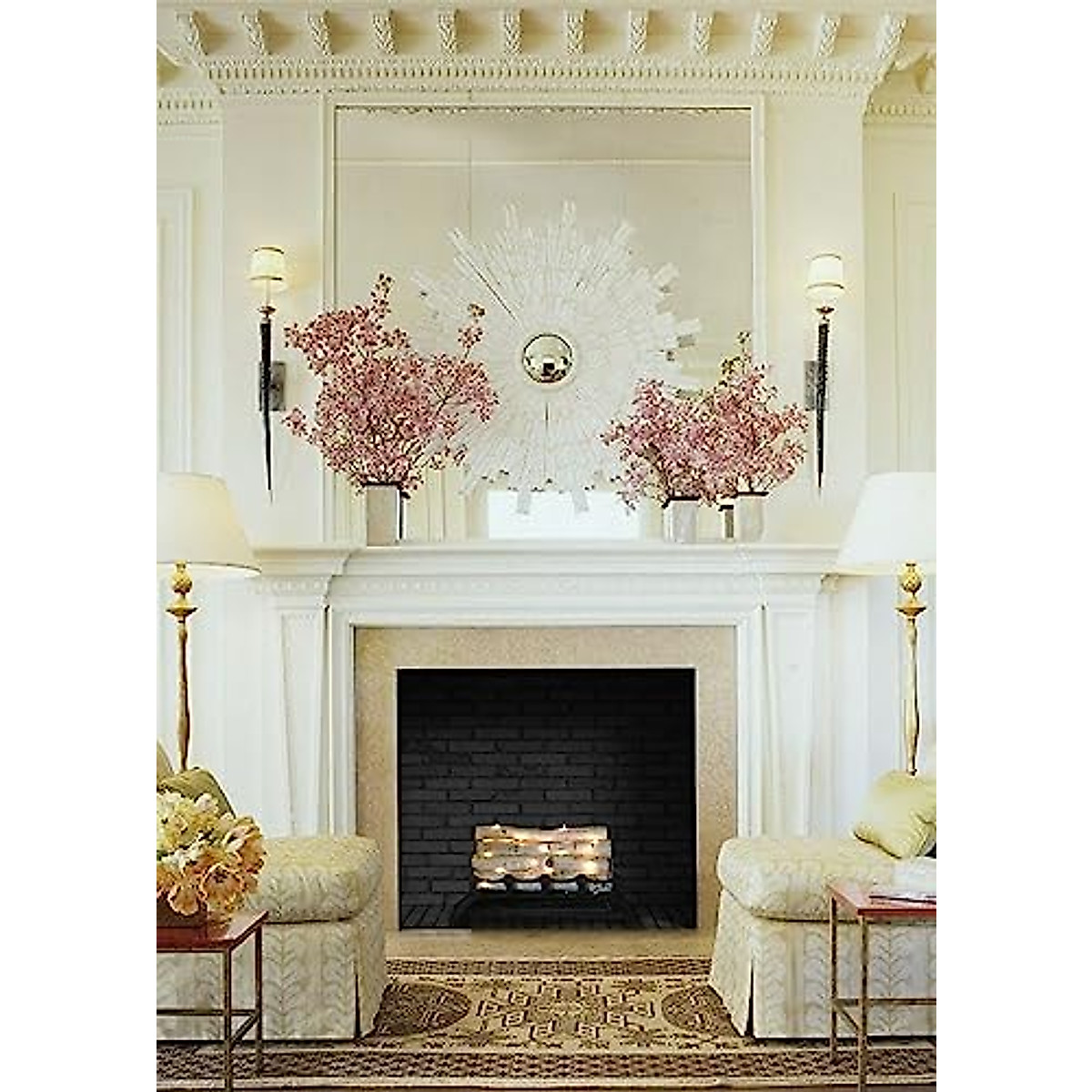 Wilson 15.5"-17.5" Decorative White Birch Logs, Natural Bark Wood Home Décor - 1.5"-3" Dia. (Set of 8)