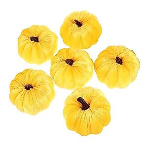 ABOOFAN 12 pcs Fake Faux Pumpkin Wedding Desktop Ornament Pumpkin Sculpture Little Pumpkin Pumpkin Foam Crafts Halloween Fake Figurines Home Decor Decorations Display Ornaments Vegetable