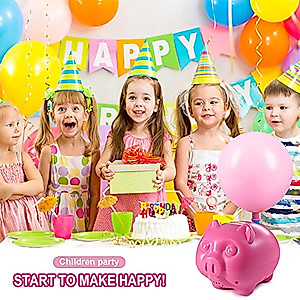 IDAODAN Balloon Pump Electric, Portable Little-Pig Shape Balloon Inflator Air Blower for Kid's Birthday, Wedding, Christmas, Party Decoration - 110V 600W, Electric Air Balloon Pump
