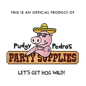 Pair of 3" Hanging Fuzzy Dice by Pudgy Pedro’s Party Supplies (Red)