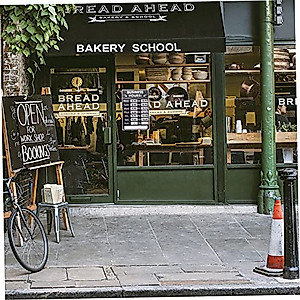 Ciieeo 2pcs business hours sign restaurants opening sign Hour Labels Adhesive Store Hours Signs For Business open sign open closed signage changeable hours sign letter supplies pvc office