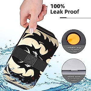 Devil Satan Adult Lunch Box, Bento Box, With Cutlery Set Of 3, 2 Compartments, Rectangular, Lunch Box For Adults