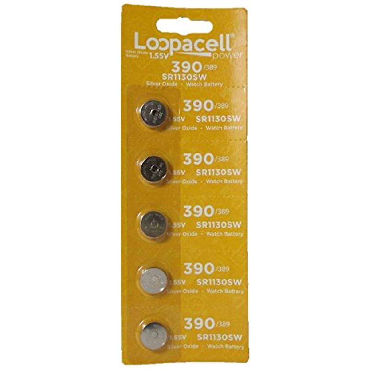 LOOPACELL 390/389 Silver Oxide Batteries