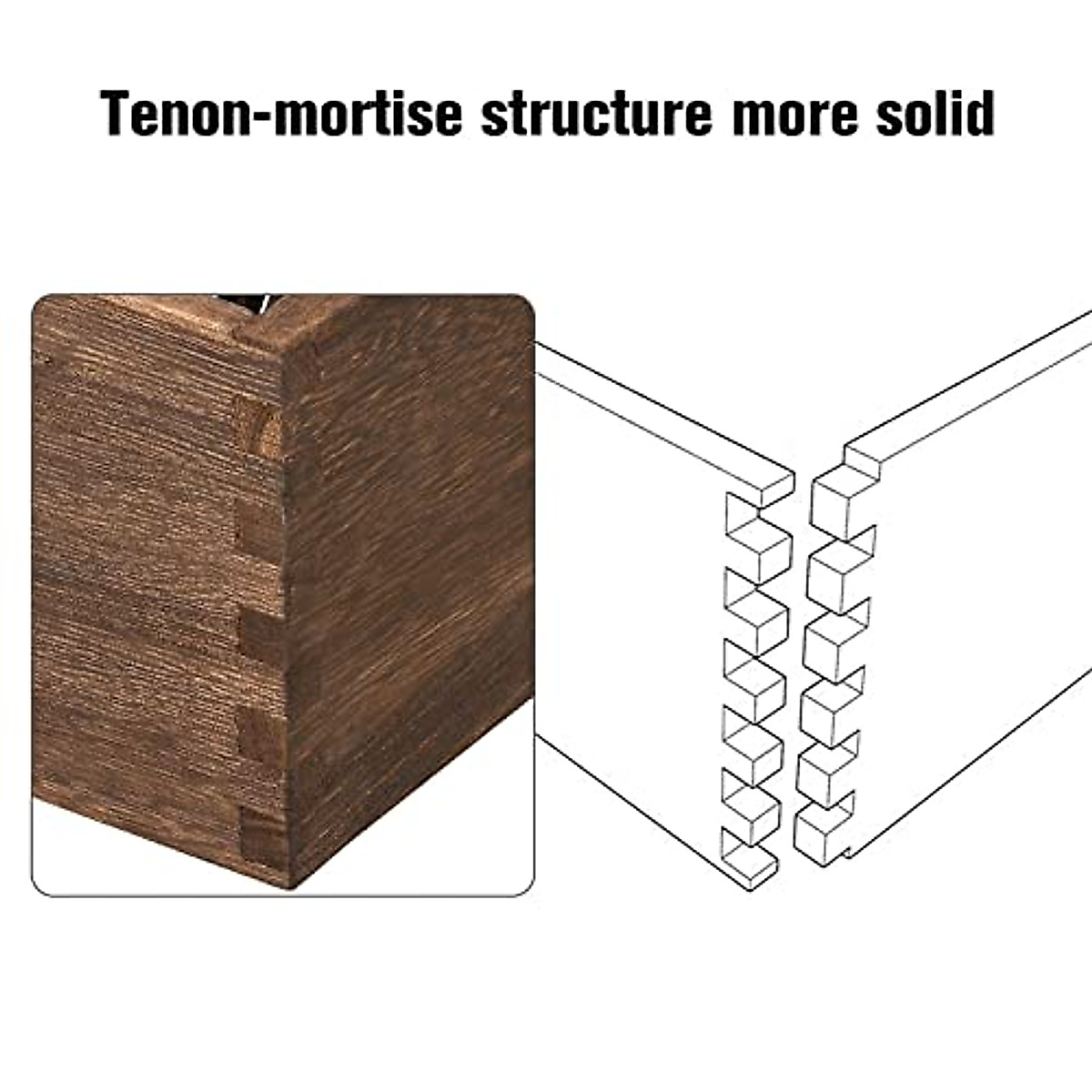 ALL Music-box 4 Adjustable Smart Compartments Kitchen Utensil Holder, Cutlery Trays, Silverware Storage Kitchen Utensil Flatware Caddy