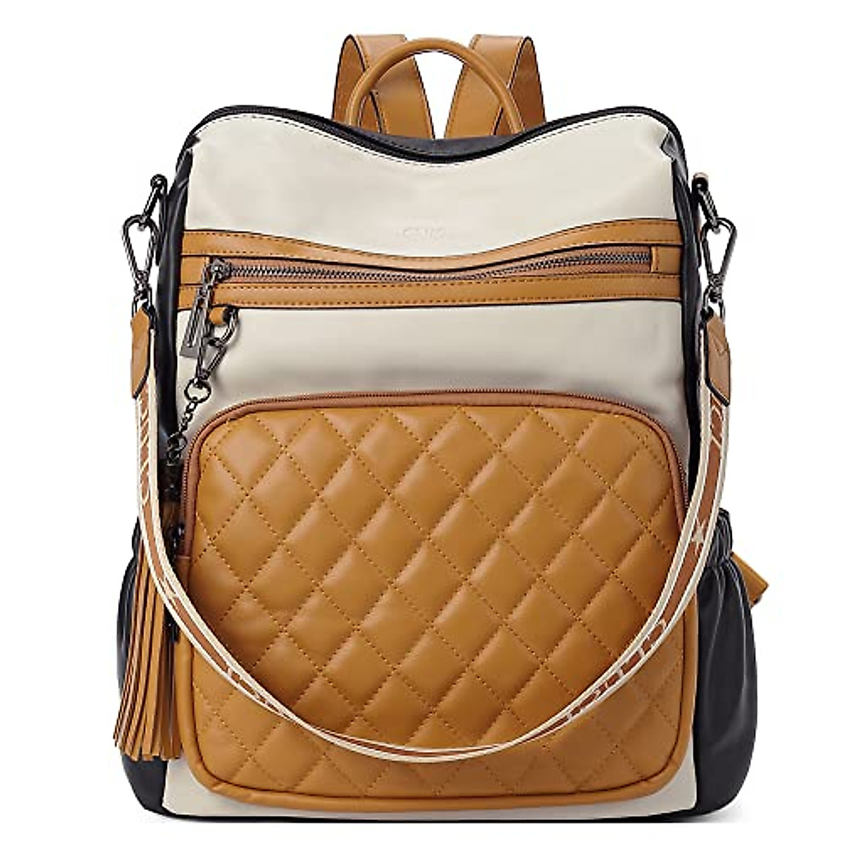 CLUCI Backpack Purse for Women Bundles with Leather Wallet