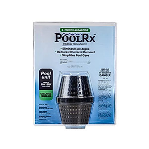 Pool RX 101066 6 Month Algaecide Treats 20k-30k gallons, Black