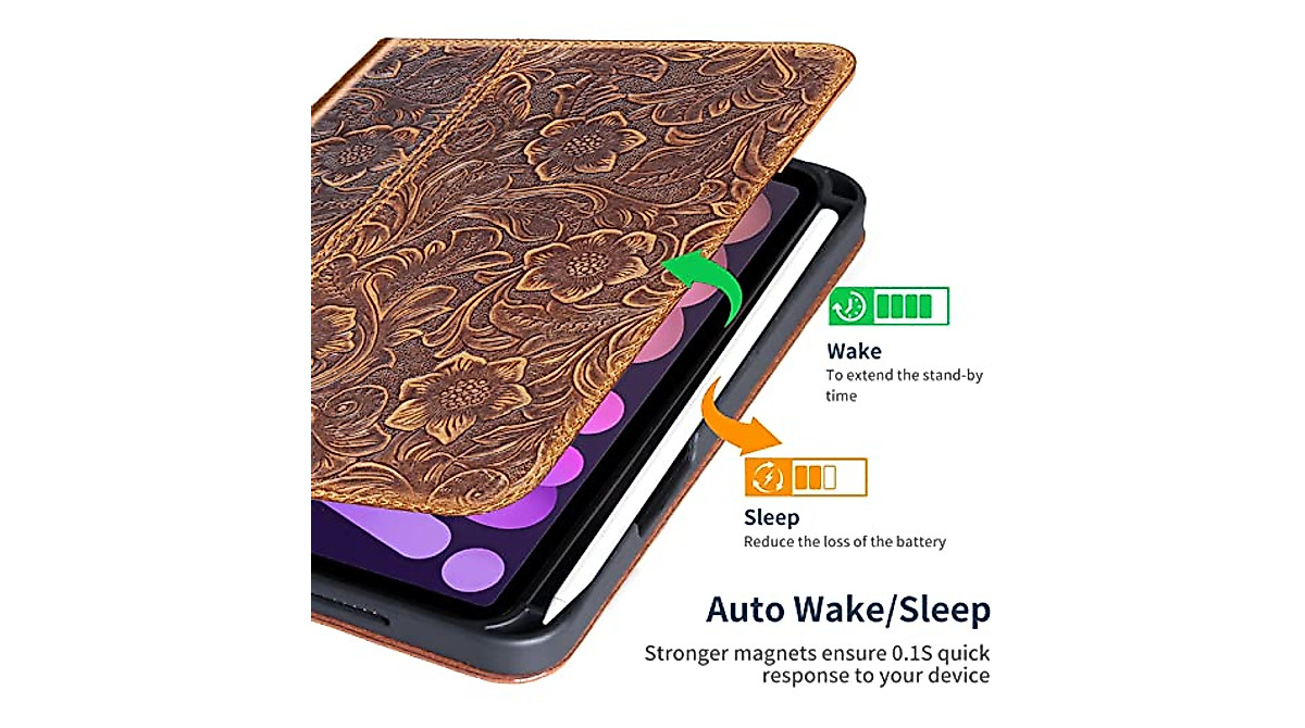 Premium Genuine Leather iPad Mini 6 Case - Gexmil