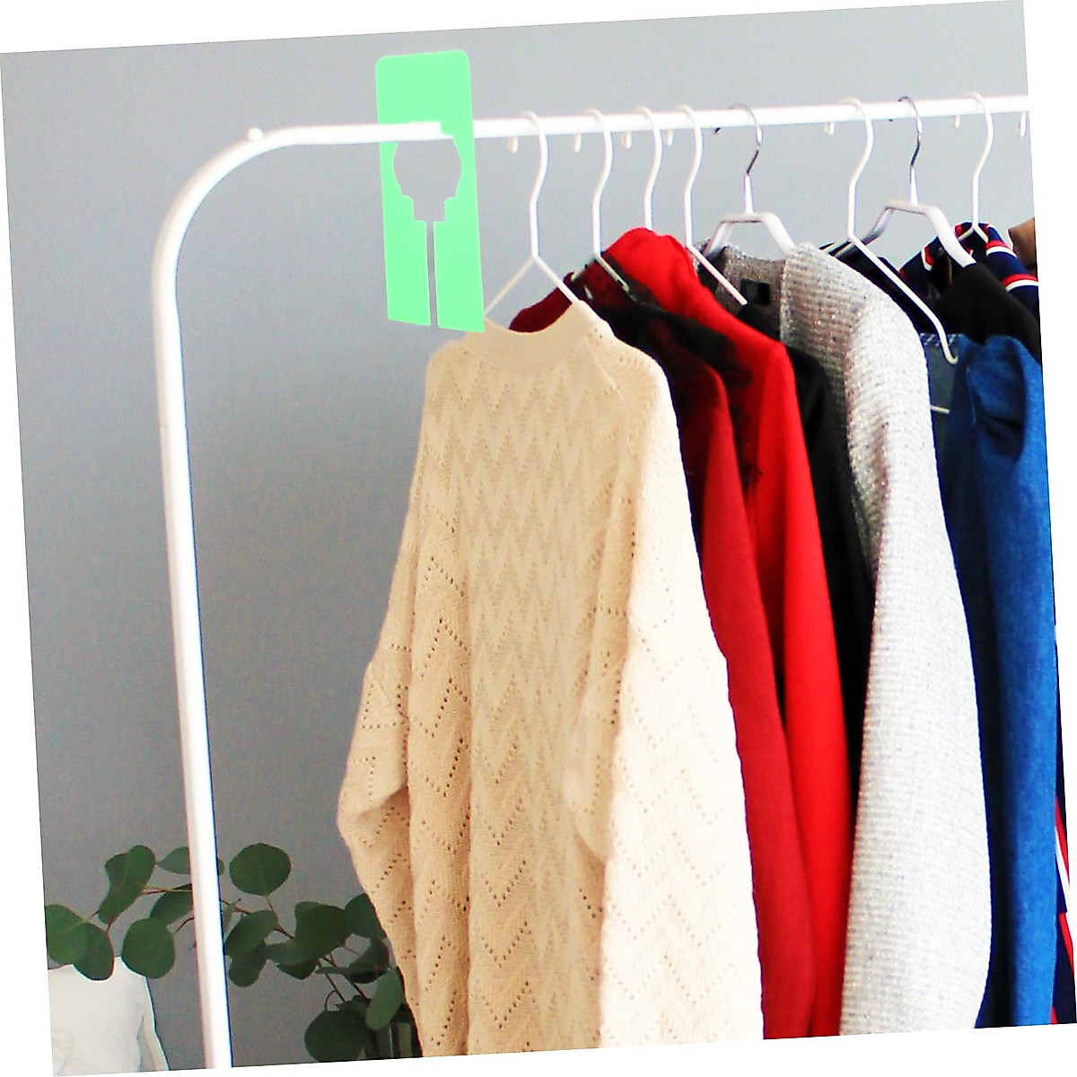 Didiseaon 10PCS hangers dividers closet dividers closet organizers shelf dividers for closet organization clothing dividers hanger separators closet size dividers Splitter clothes plastic