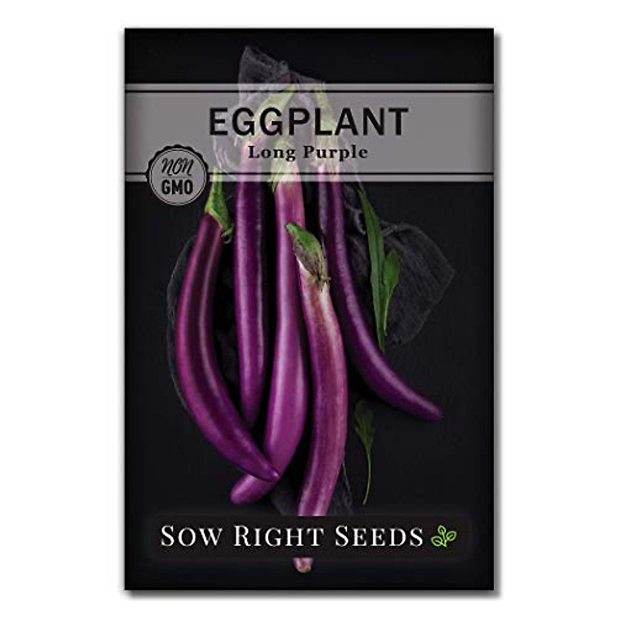 Sow Right Seeds - Eggplant Seed Collection for Planting - Black Beauty, Casper and Long Eggplant Varieties Non-GMO Heirloom Seeds to Plant an Outdoor Home Vegetable Garden - Great Gardening Gift