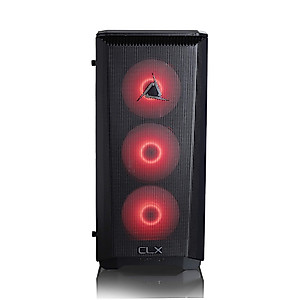 CLX Set Gaming Desktop w/Intel Core i9 10850K Processor, 32GB DDR4 Memory, GeForce RTX 3080 Graphics, 960 GB SSD, 4 TB HDD, WiFi, Windows 11 Home 64-bit, Black