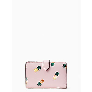Kate Spade New York Staci Medium Pineapple Compact Bifold Wallet