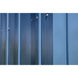 Arrow Sheds 10' x 7' Outdoor Steel Storage Shed, Blue