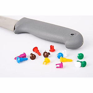 ARCOS Paring Knife 3 Inch Stainless Steel. Professional Kitchen Knife for Cut, Peel and Clean Food. Ergonomic Polyoxymethylene Handle and 80 mm Blade. Series Colour Prof. Color Grey.