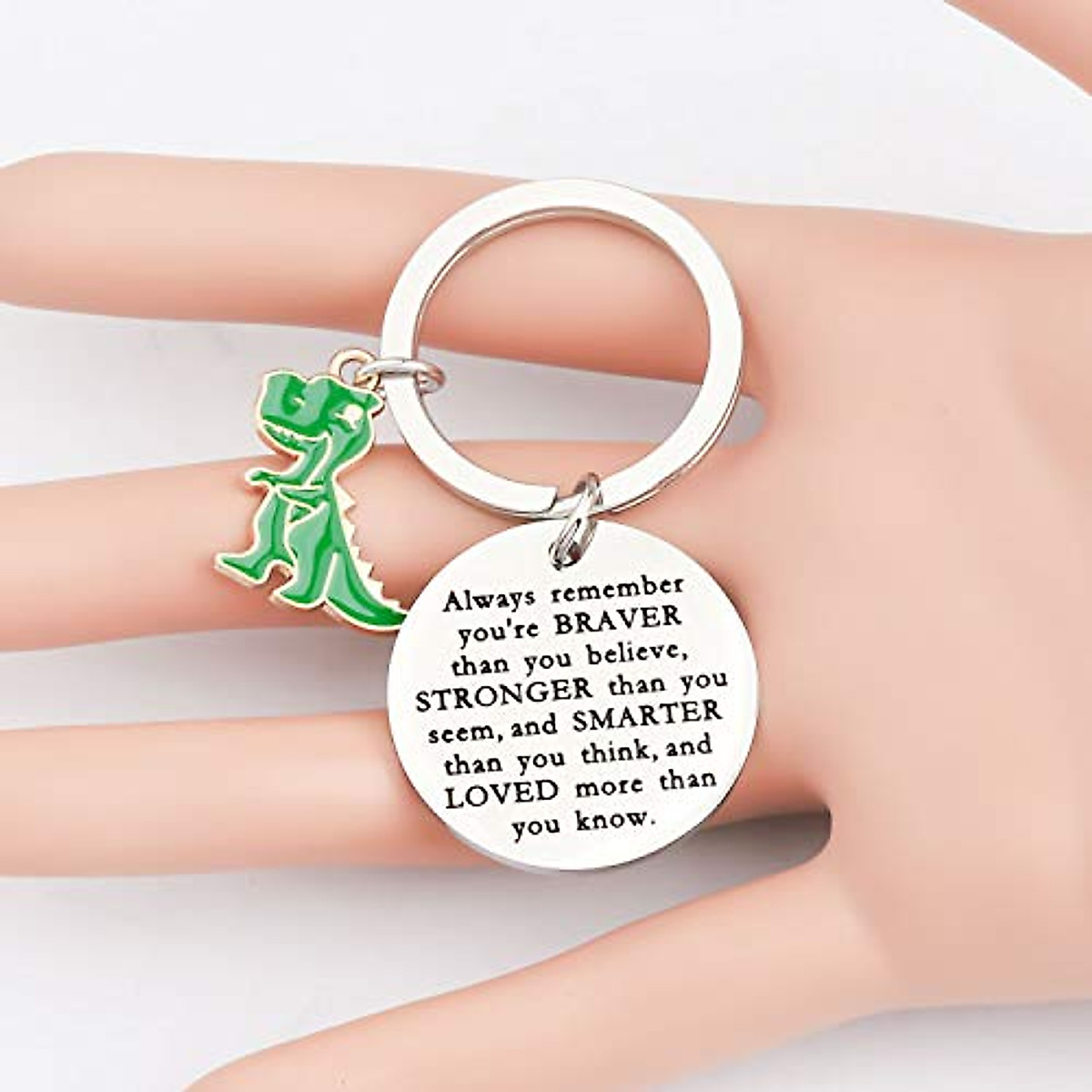 KUIYAI Dinosaur Lover Gift Dinosaur Key Inspirational Gift(Remember-DinosaurKS)