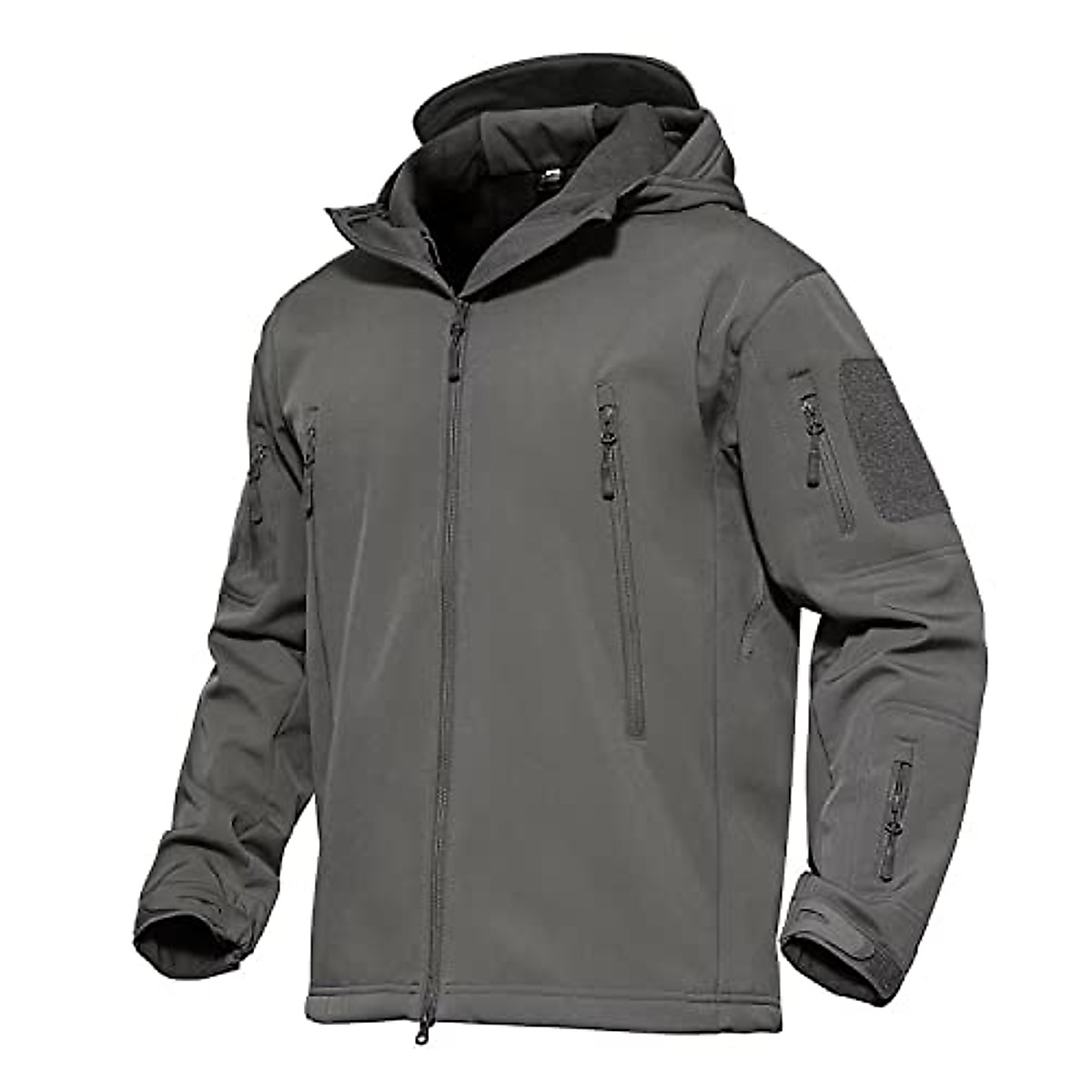 MAGCOMSEN Mens Jacket Winter Coats for Men Waterproof Jacket Fleece Snowboarding Jacket Casual Outdoor Soft Shell Jackets Rain Jacket Tactical Jacket