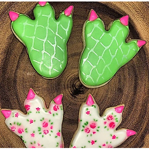Dinosaur Footprint Cookie Cutter, 4" Made in USA by Ann Clark
