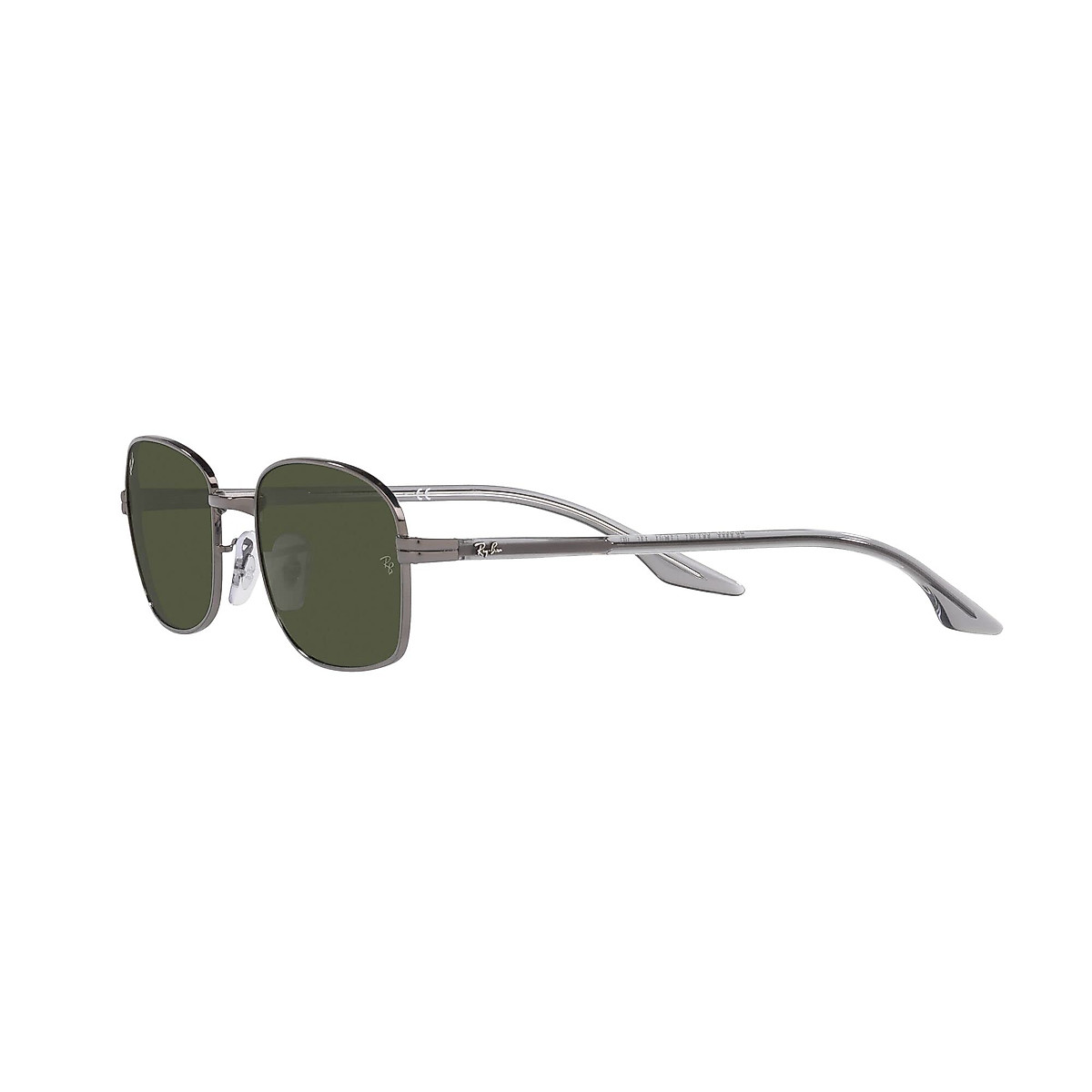 Ray-Ban RB3690 Square Sunglasses, Gunmetal/Green, 51 mm