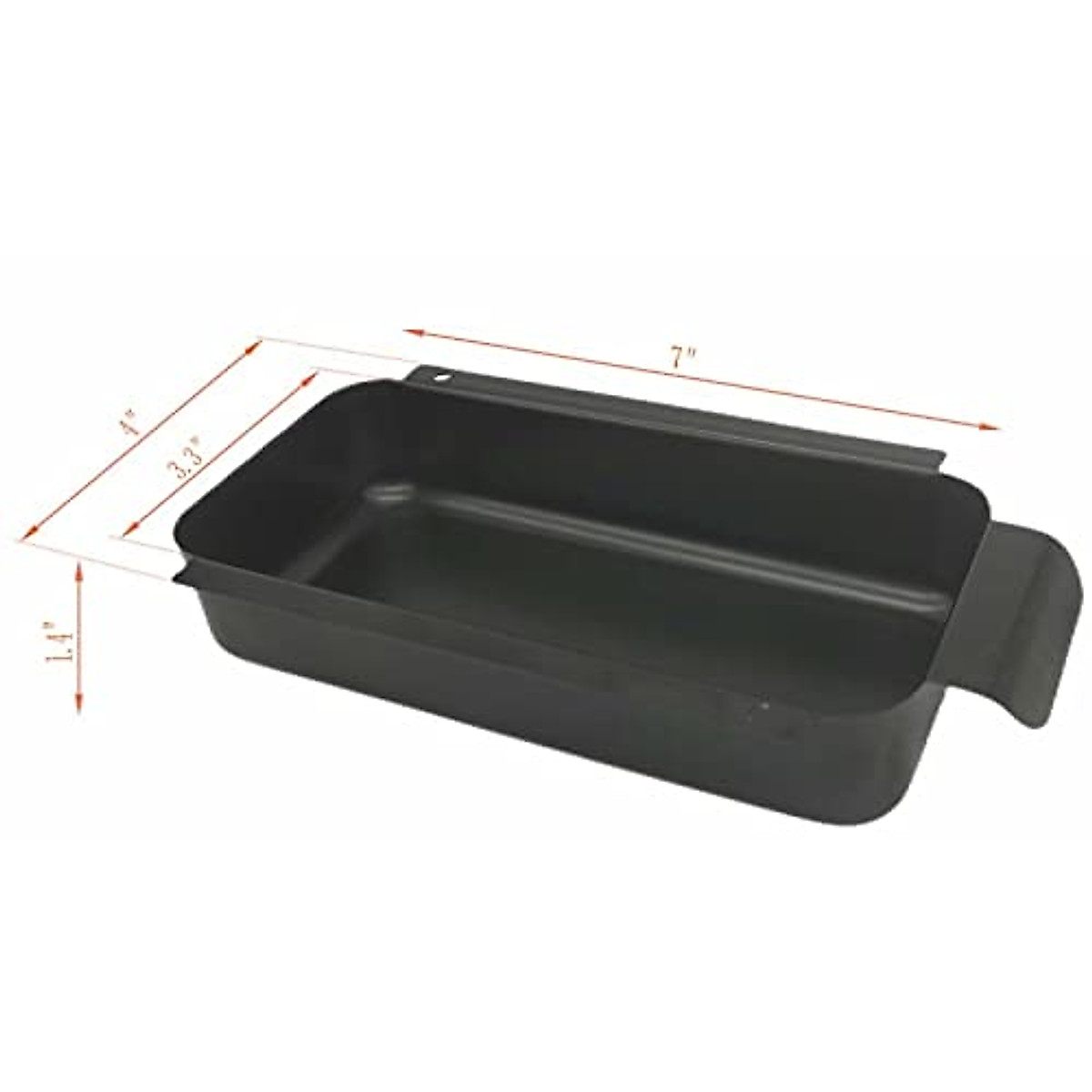 Firsgrill Replacement Charbroil 9328812P06 Metal Disposable Grill Grease Cup Holder Grease Pan G416-0015-W1 Drips pan (Black Holder)