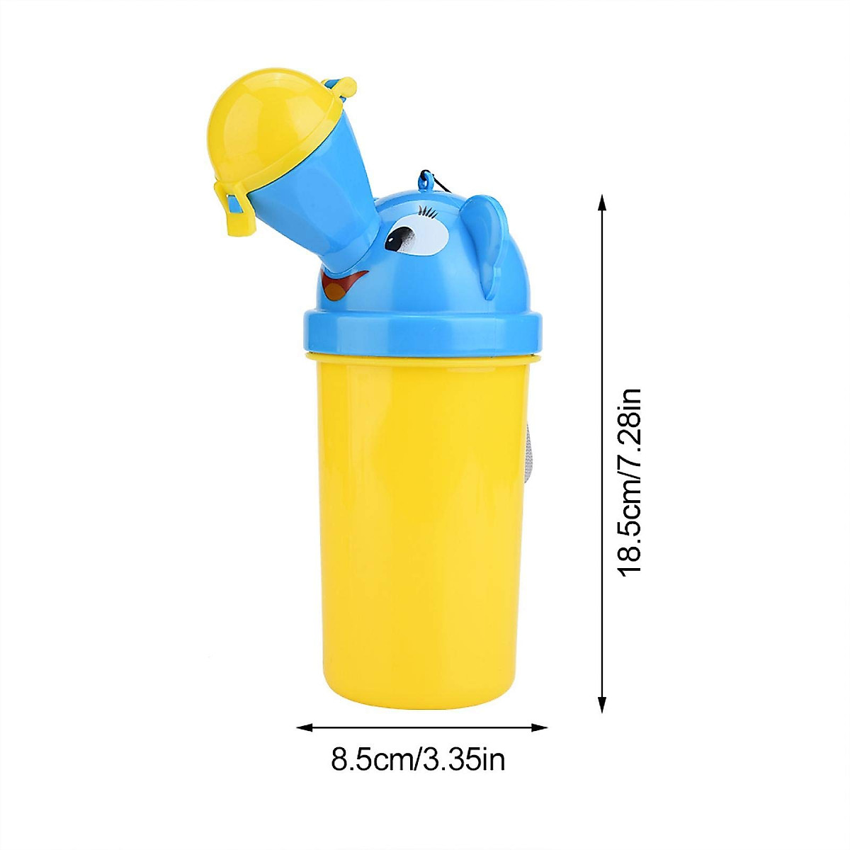 Pee Bottles, Reusable Upgrade Portable Urinal Potty, Baby for Baby Kids Car Travel Pee Training(Yellow, Prince)