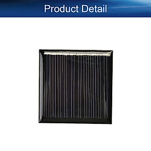 Heyiarbeit 5V 0.25W Polycrystalline Mini Solar Panel Module DIY for Light Toys Charger 45x45mm£¬5Pcs