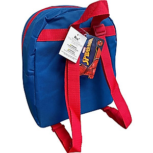 Ruz Spider-Man Toddle Boy 12 Inch Mini Backpack (Blue-Red)