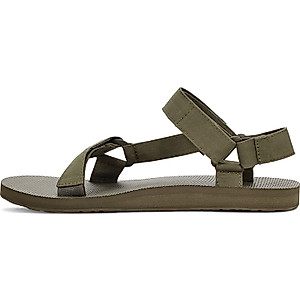 Teva Men's Original Universal Canvas Sandal, Dark Olive, 10