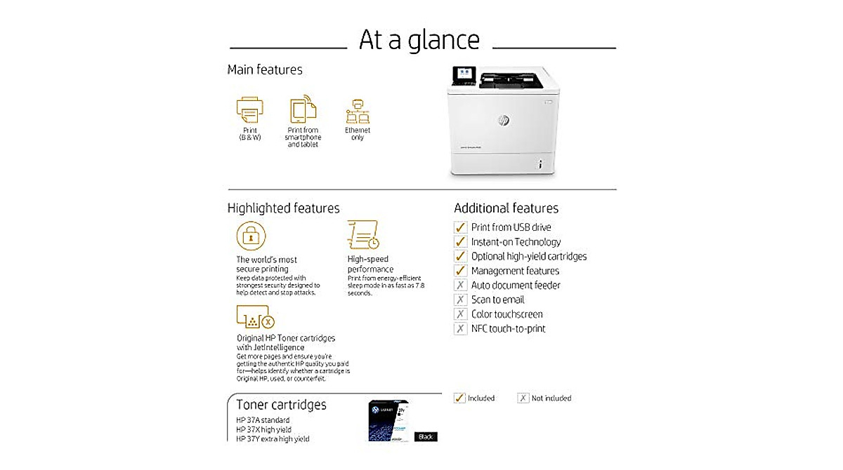 HP LaserJet Enterprise M608n: Secure & Fast Business Printer